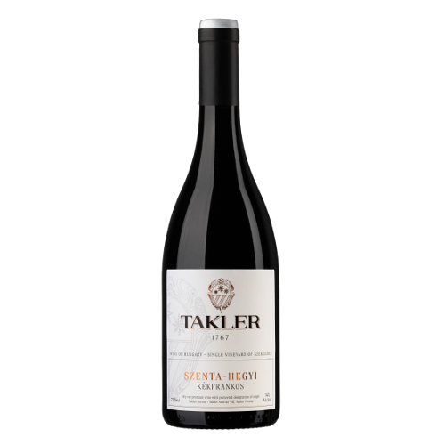 Takler - Szekszárdi Szenta-hegyi Kékfrankos 2019 0.75 l Takler - Szekszárdi Szenta-hegyi Kékfrankos 2019 0.75 l